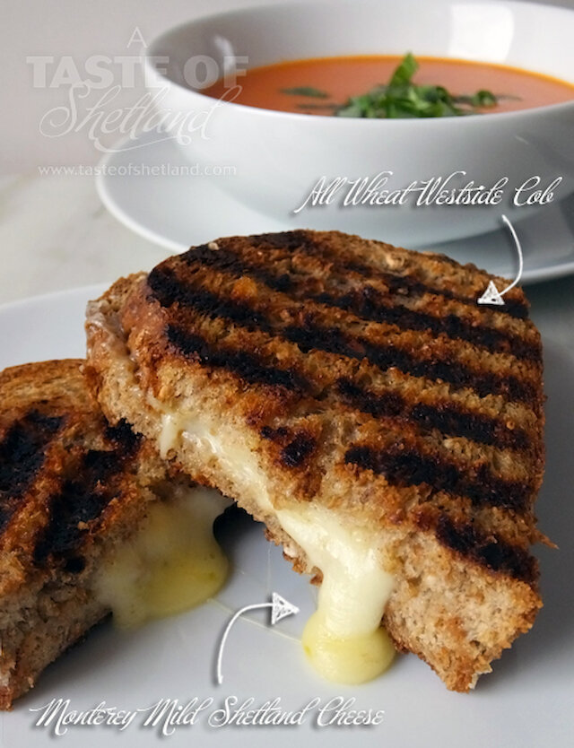 "The Shetland" Grilled Cheese Sandwich | Shetland.org